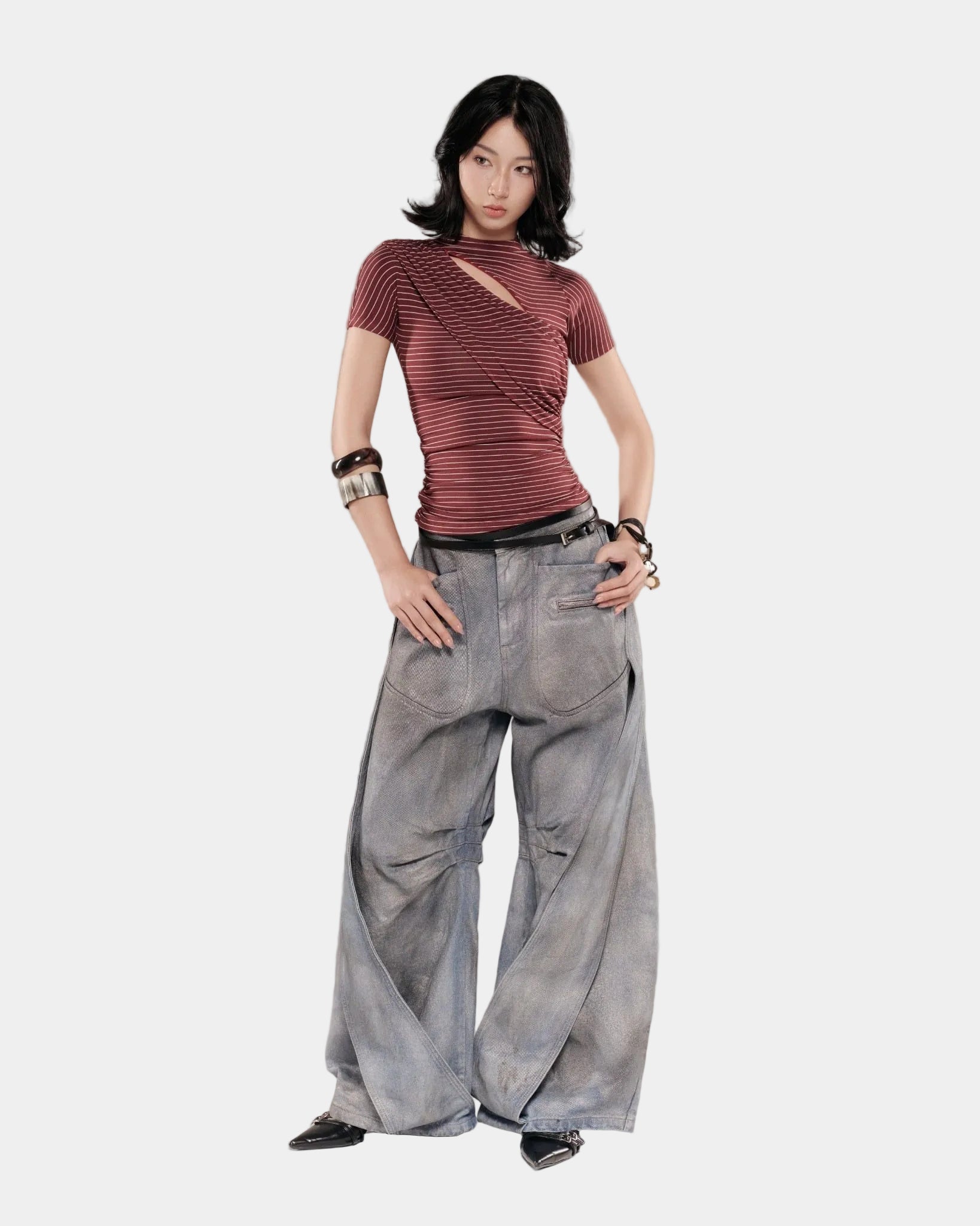 Bunny Hill Archer Pants Ver Jean (Grey Wash) – EM Clothing